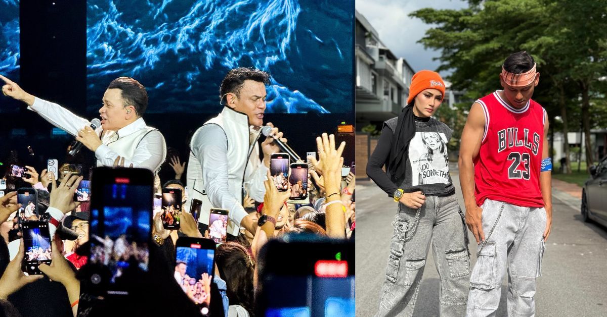 [VIDEO] Aneka gelagat selebriti melaram stail 90-an, warnai konsert ...