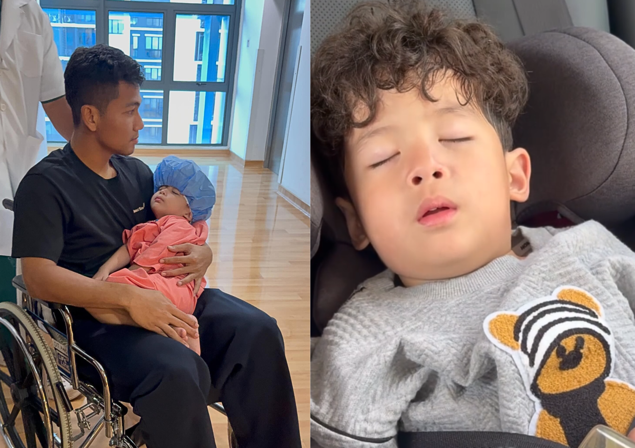 'Endra tidur berdengkur ingatkan normal', anak Eyra Hazali alami tonsil ...